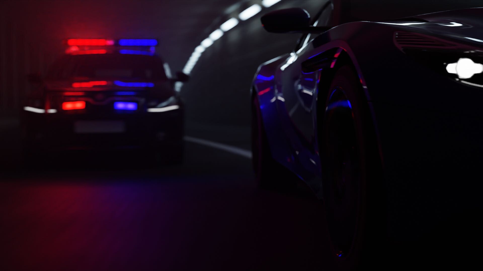 ArtStation - Car Chase Scene