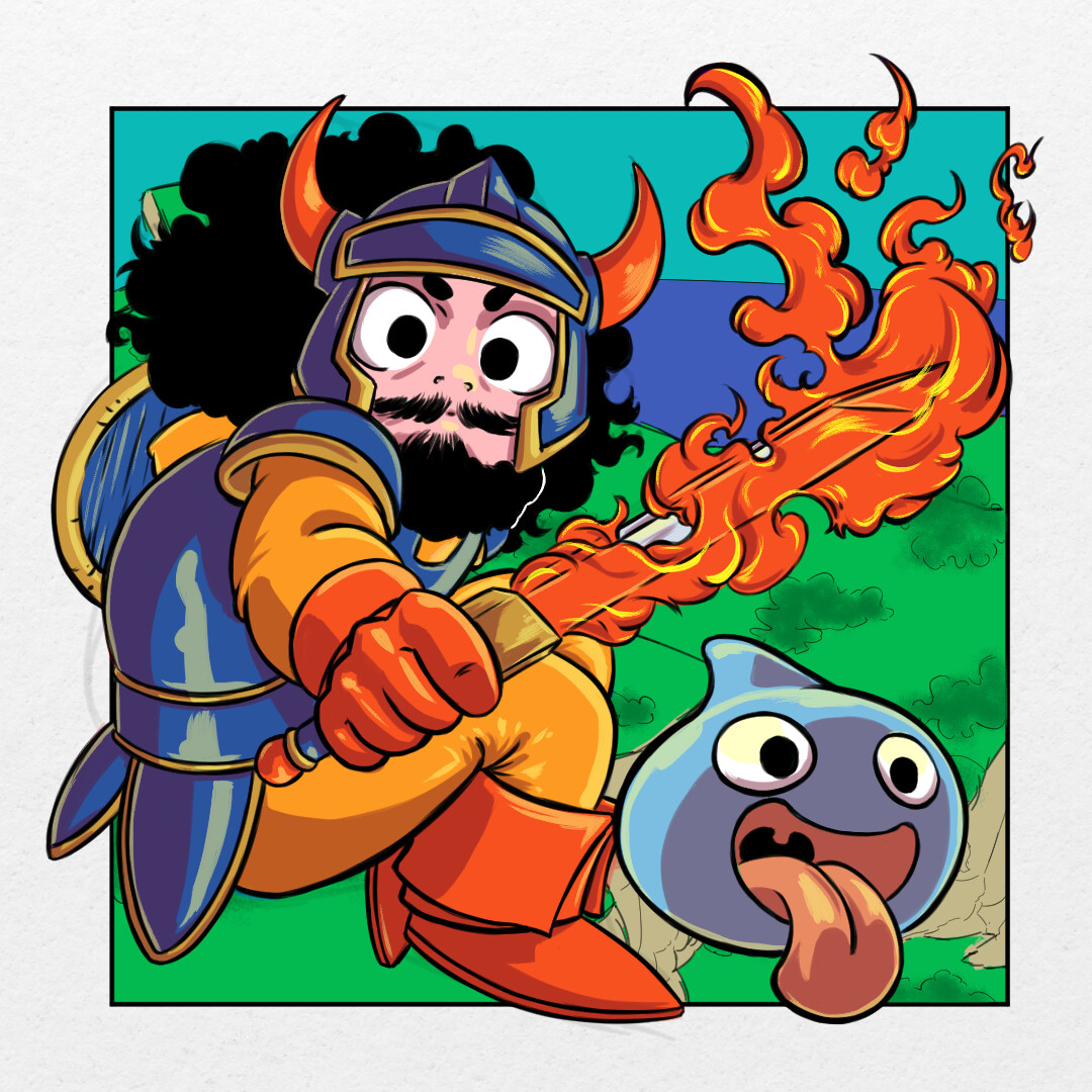 ArtStation - Cogu as a DQI warrior