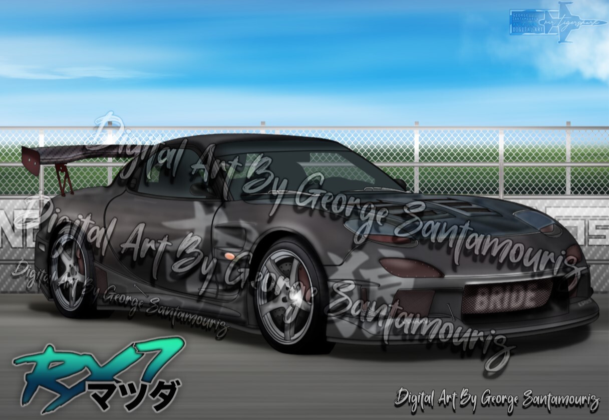 ArtStation - MAZDA RX-7 DK