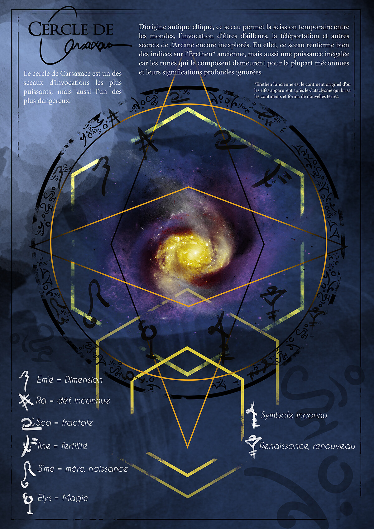 ArtStation - Spell : Cercle of Carsaxe