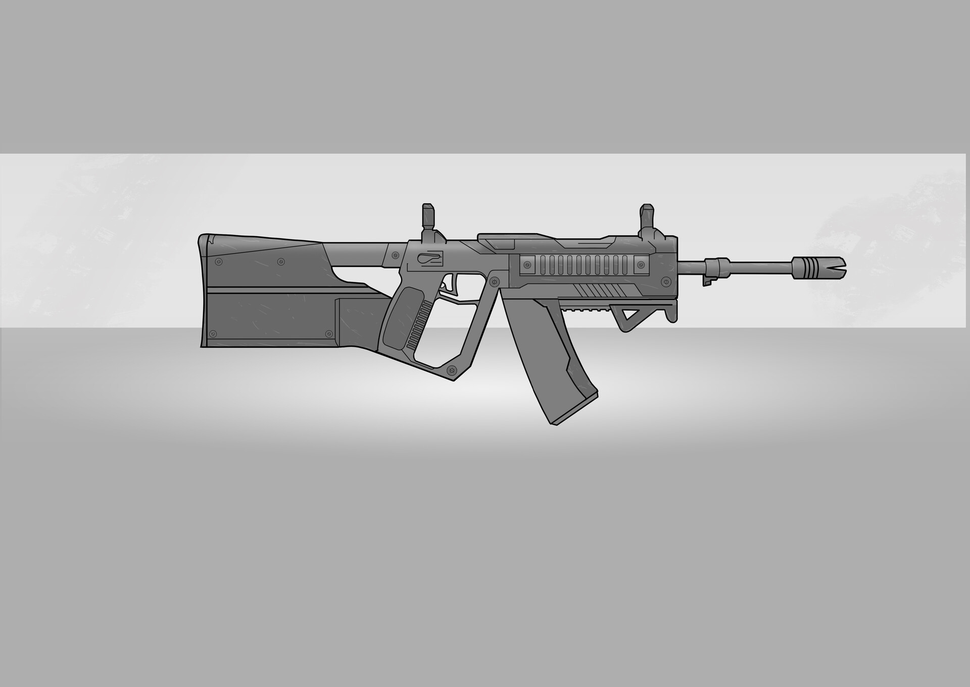 ArtStation - Assault Rifle Concepts