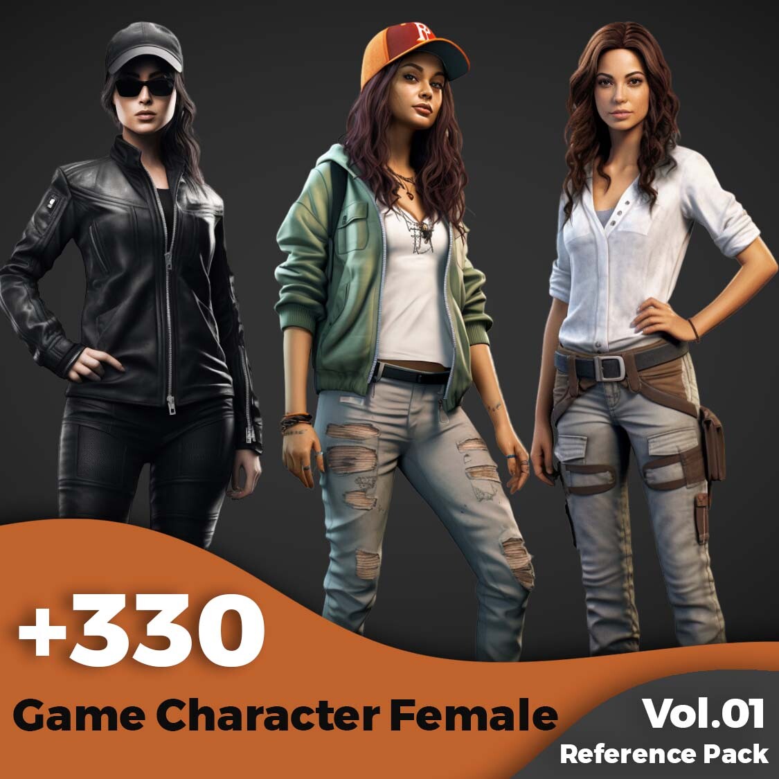 Concept Art - +330 Game Female Character Concept(4k)