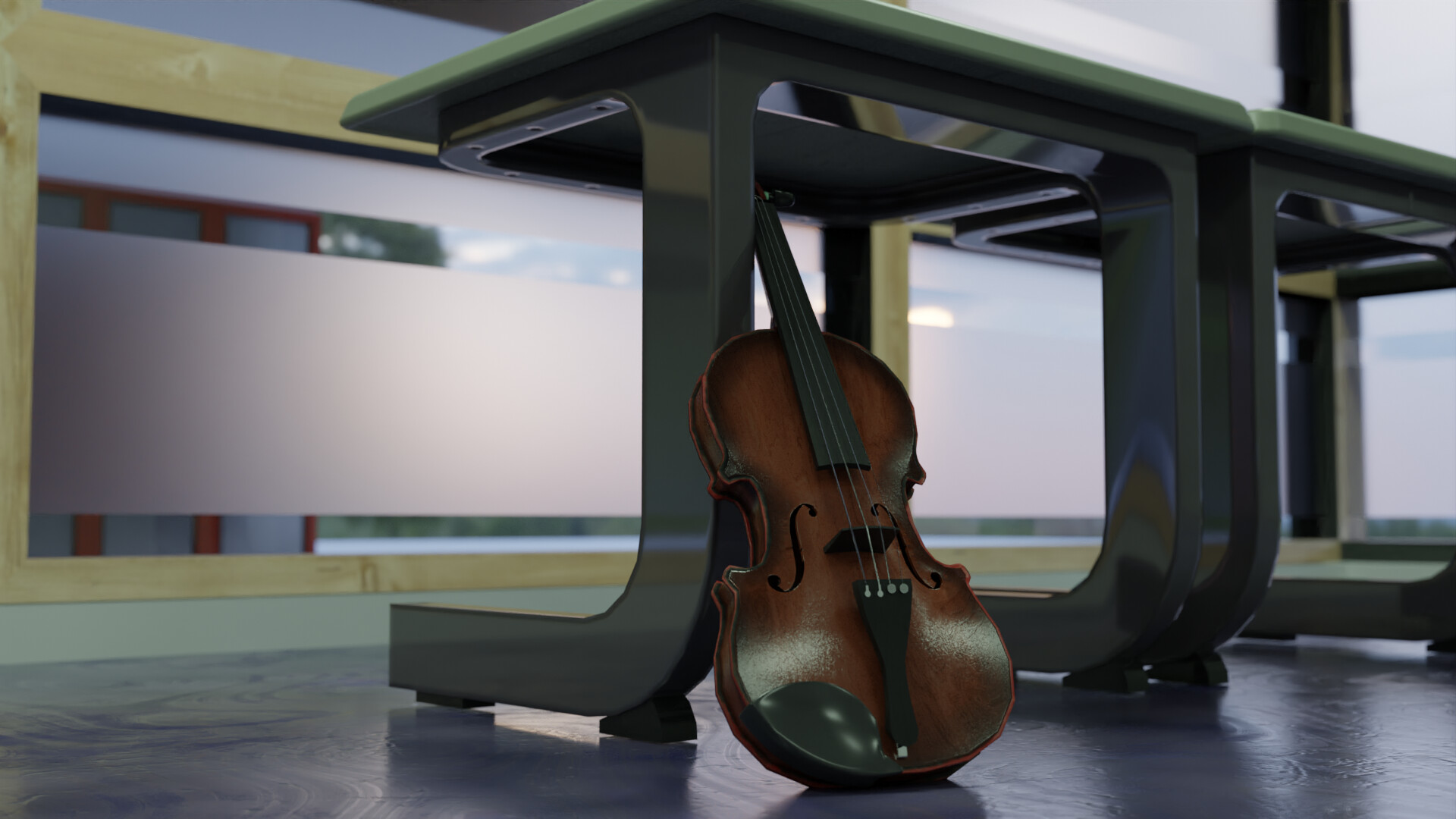 ArtStation - Game-ready violin