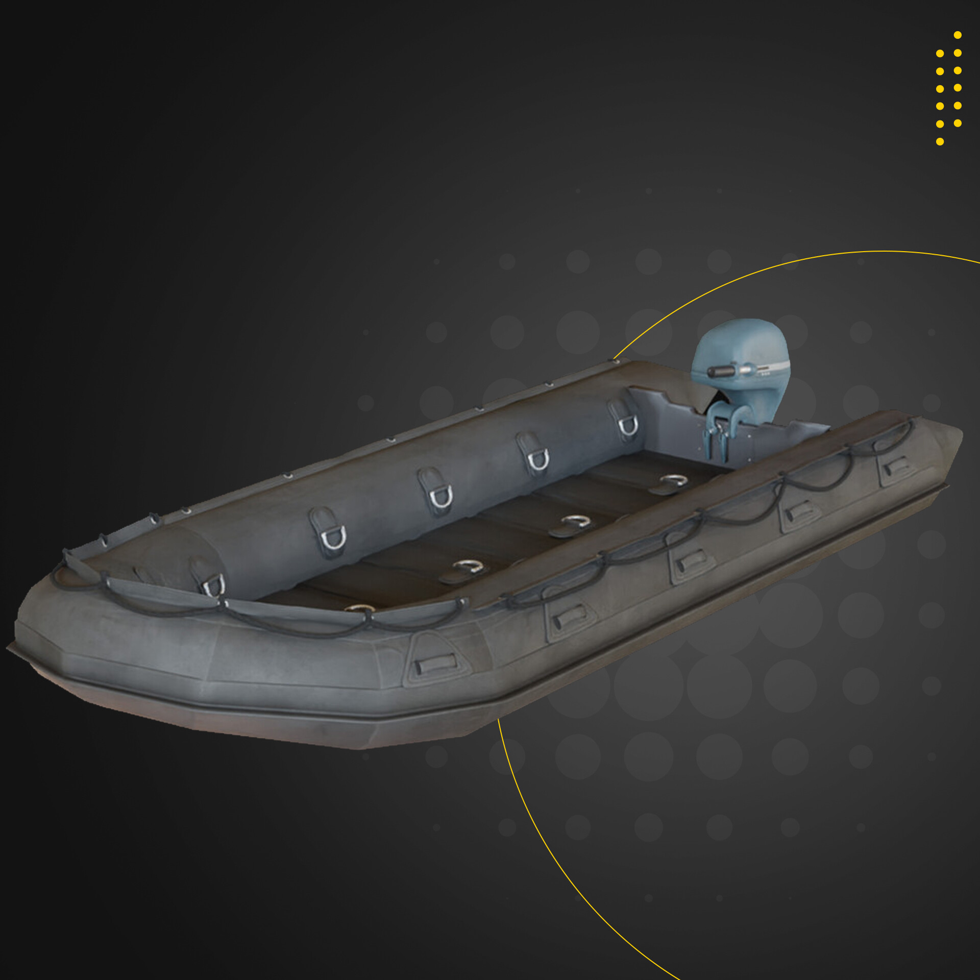 ArtStation - 15 Boat Base Mesh