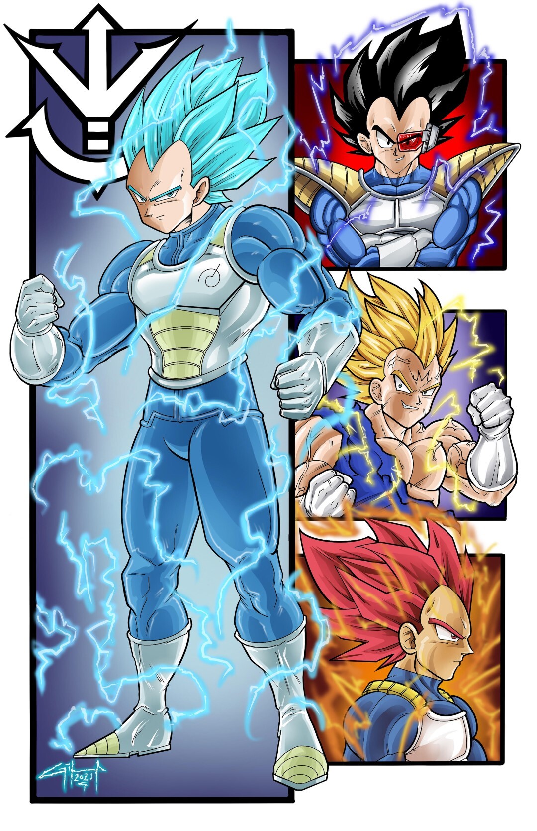 ArtStation - Prince Vegeta