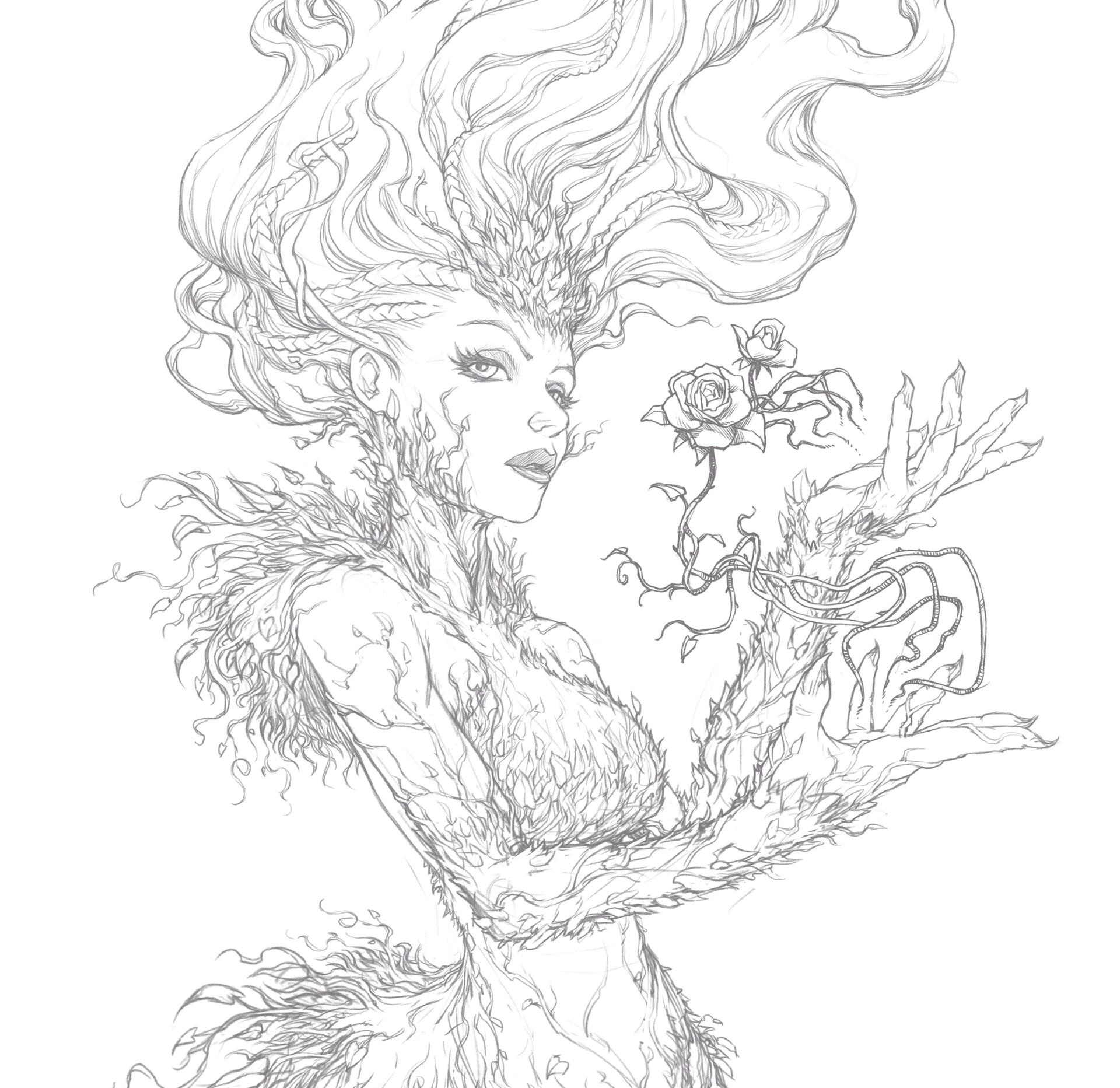 poisen ivy coloring pages