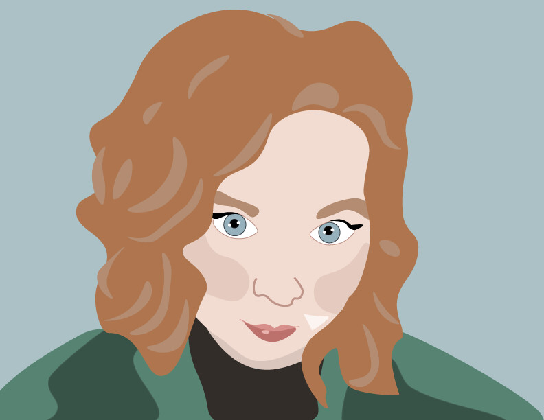 ArtStation - Minimal Portrait in Illustrator