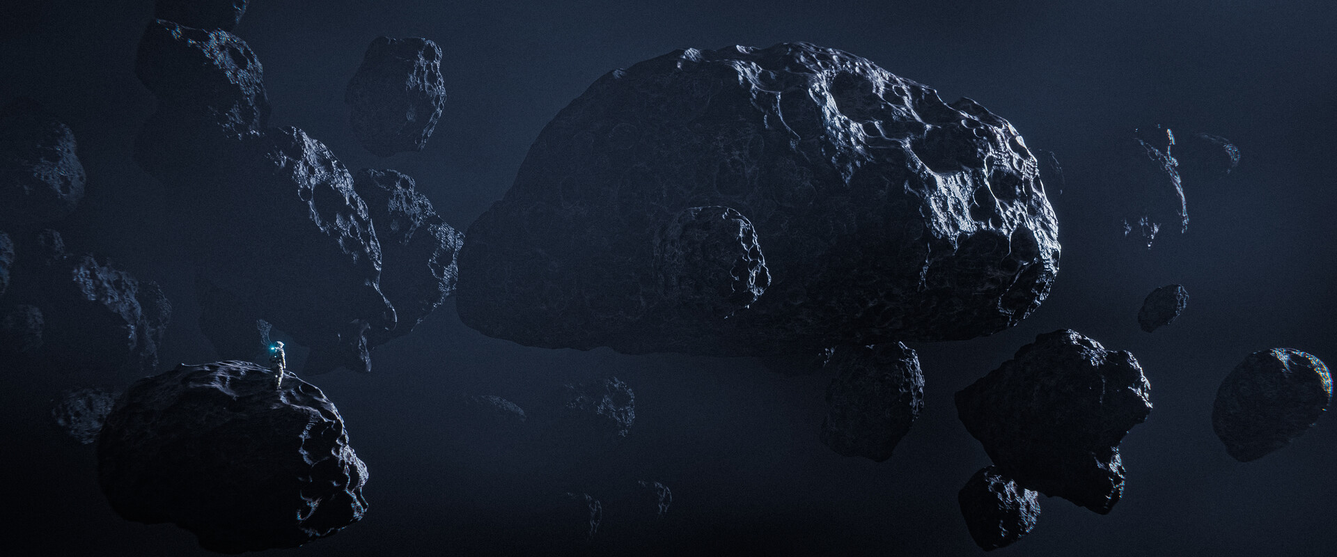 ArtStation - Walking on astroids