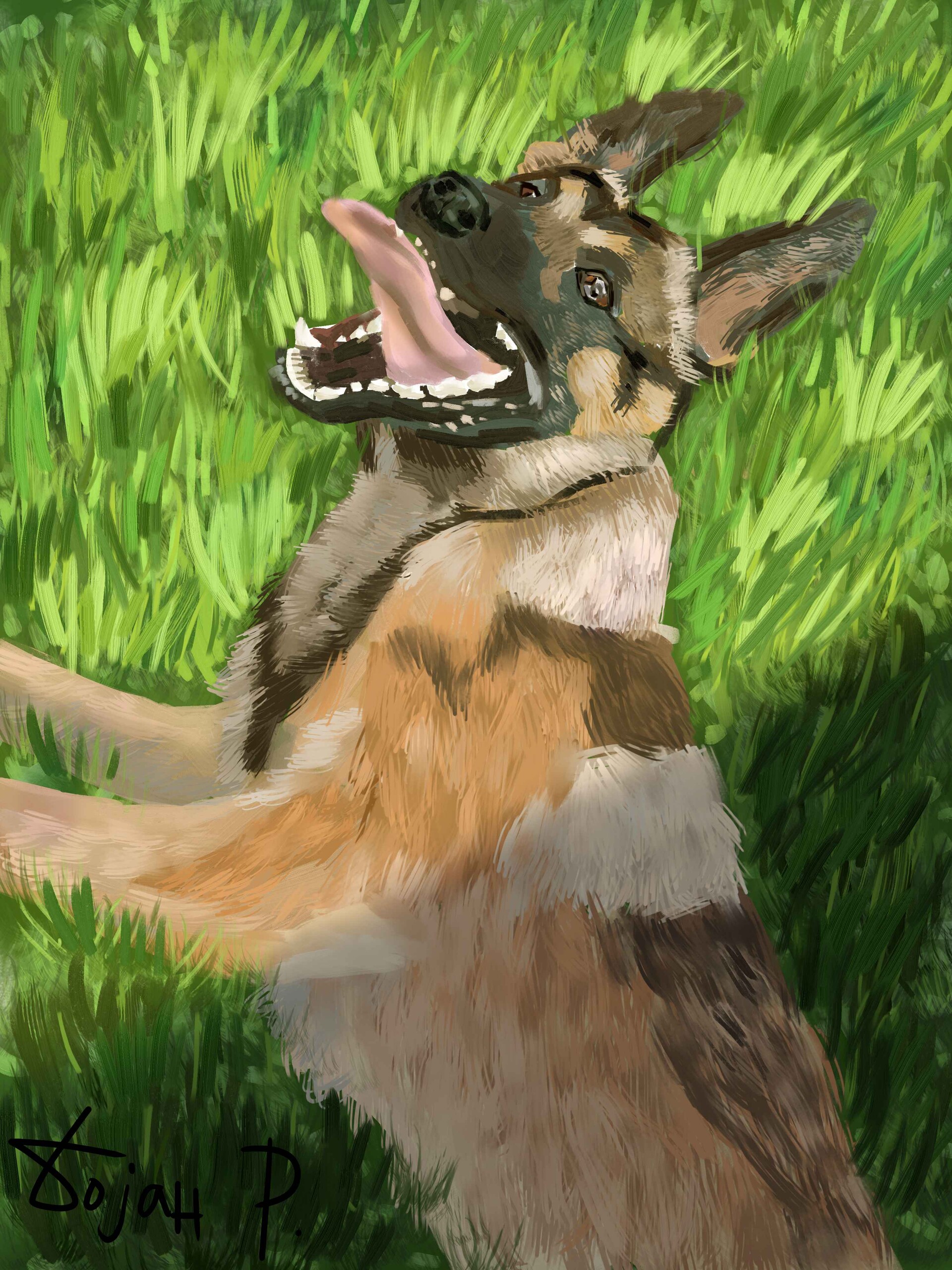 ArtStation - Happy dog