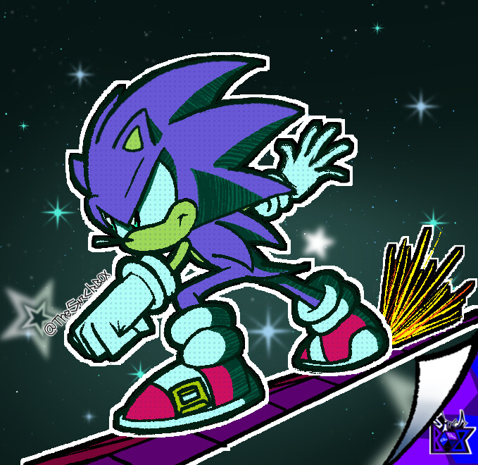 ArtStation - Sonic Railgrinding