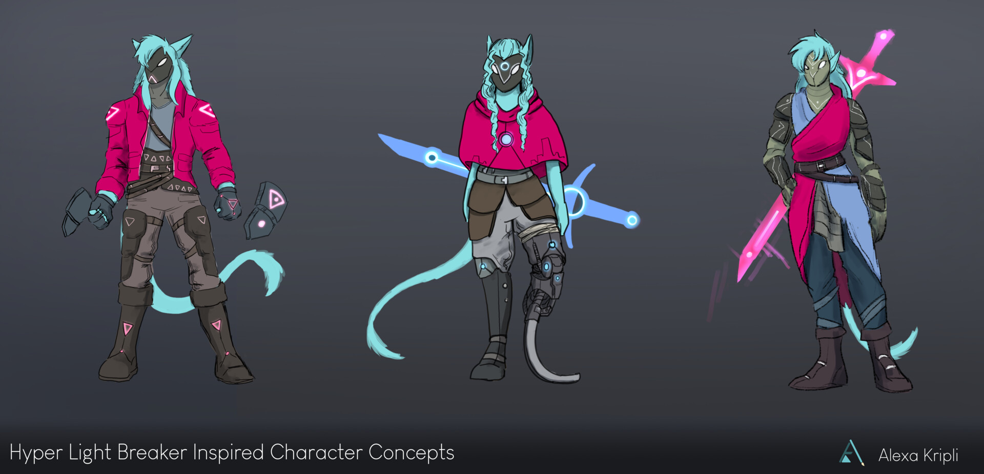ArtStation - Hyper Light Breaker Inspired Character Concepts