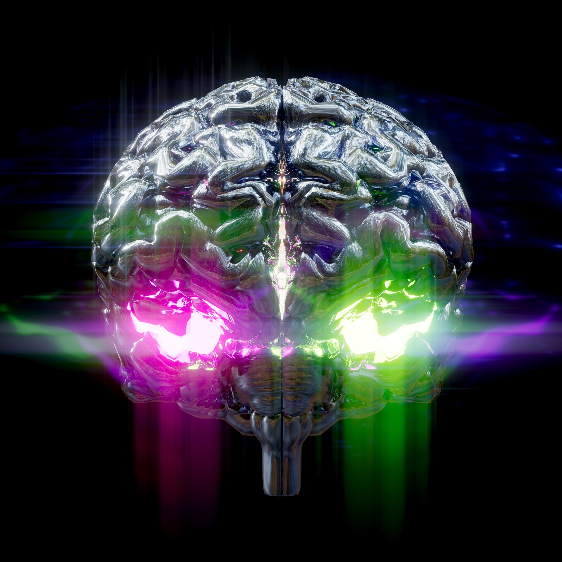 ArtStation - HER MIND - THE LUMINOUS BRAIN