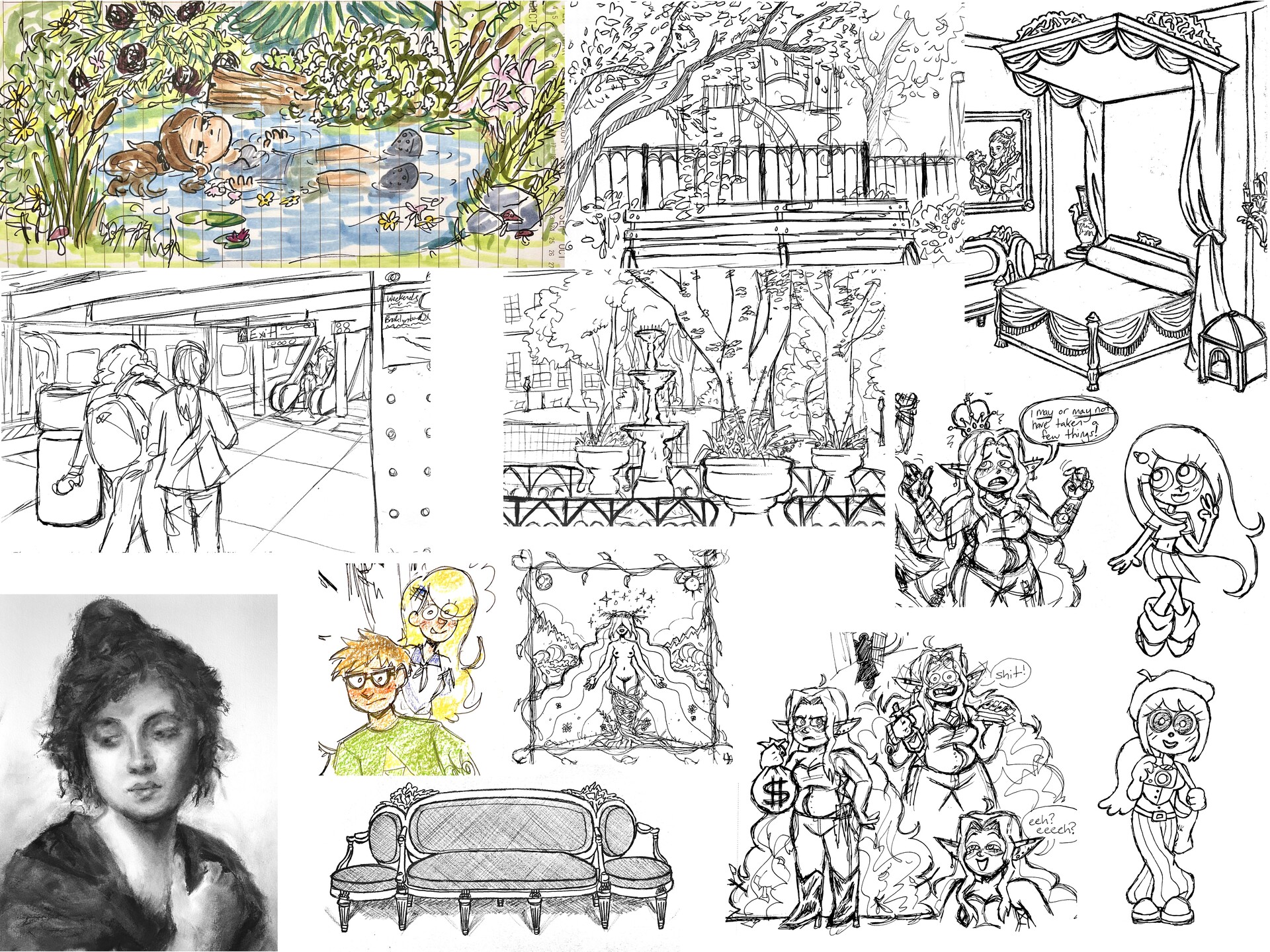 ArtStation - Sketchbook Collage