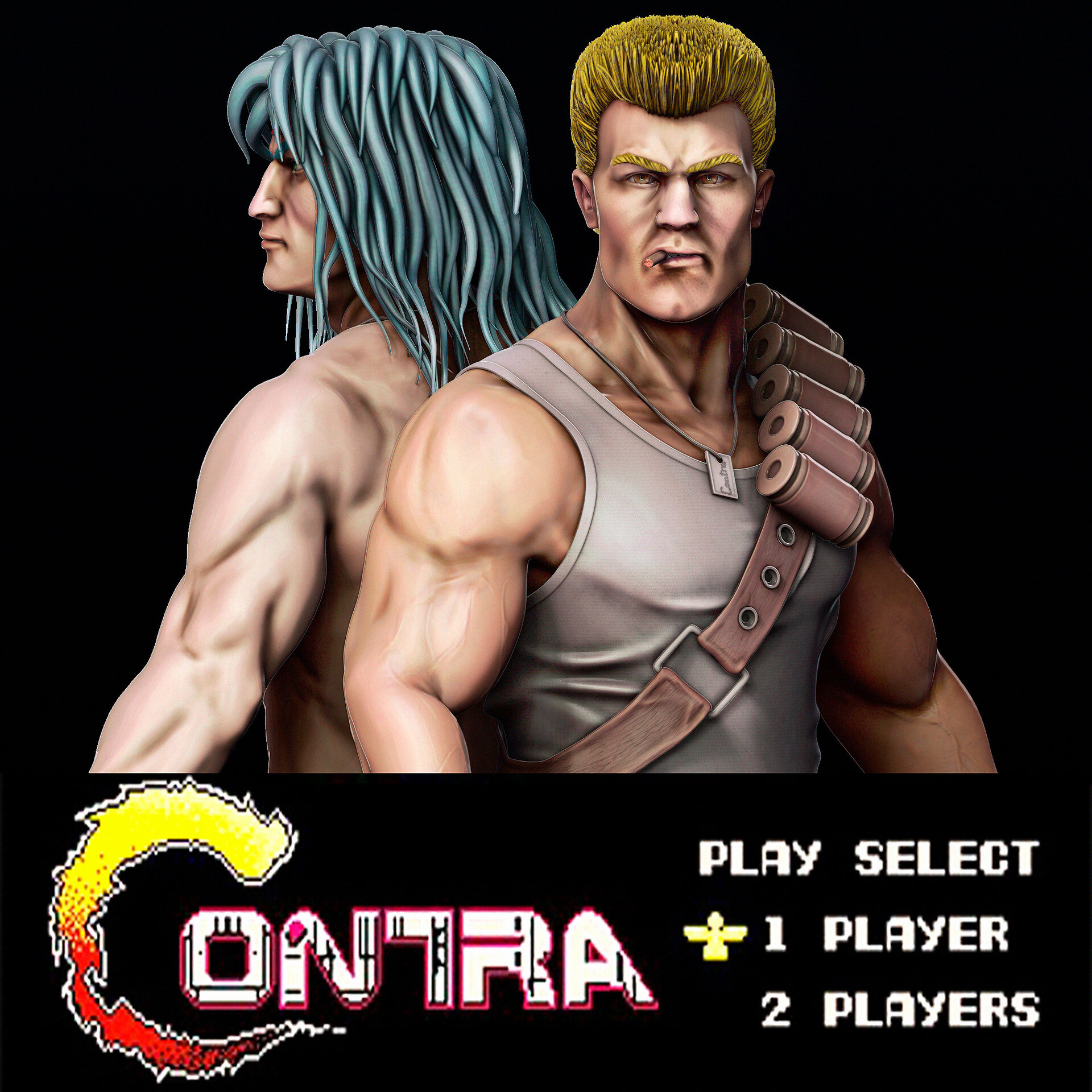 Ilya Mishin - Fan art Contra