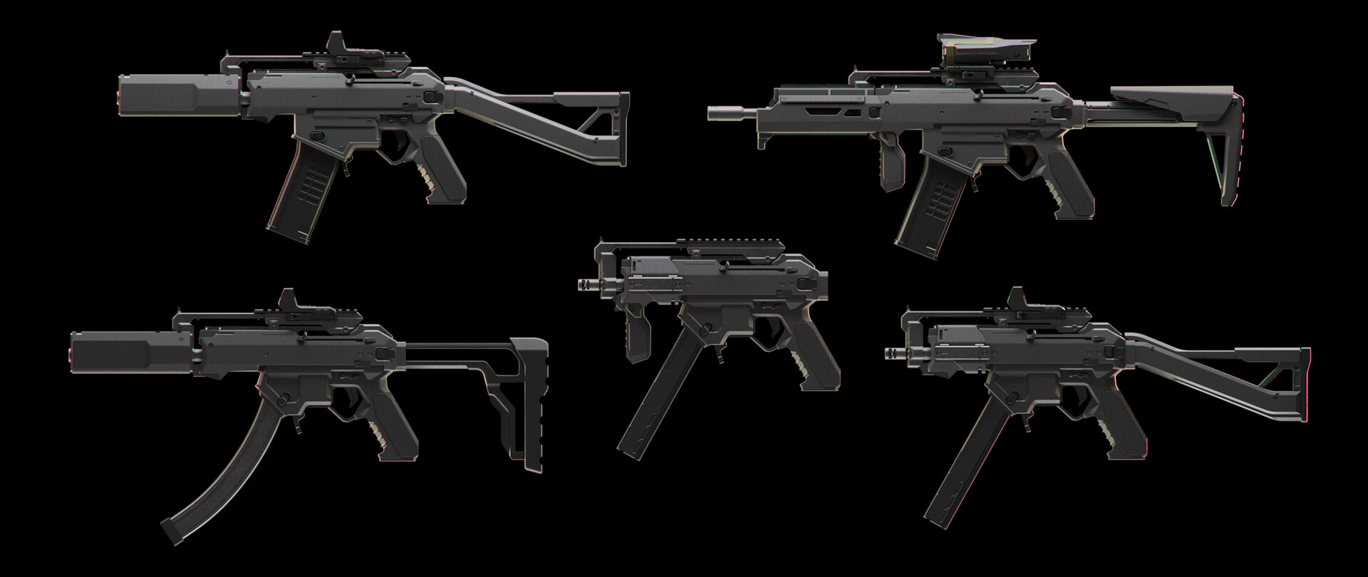 Quah Yu Sean - Modular SMG/Carbine concept