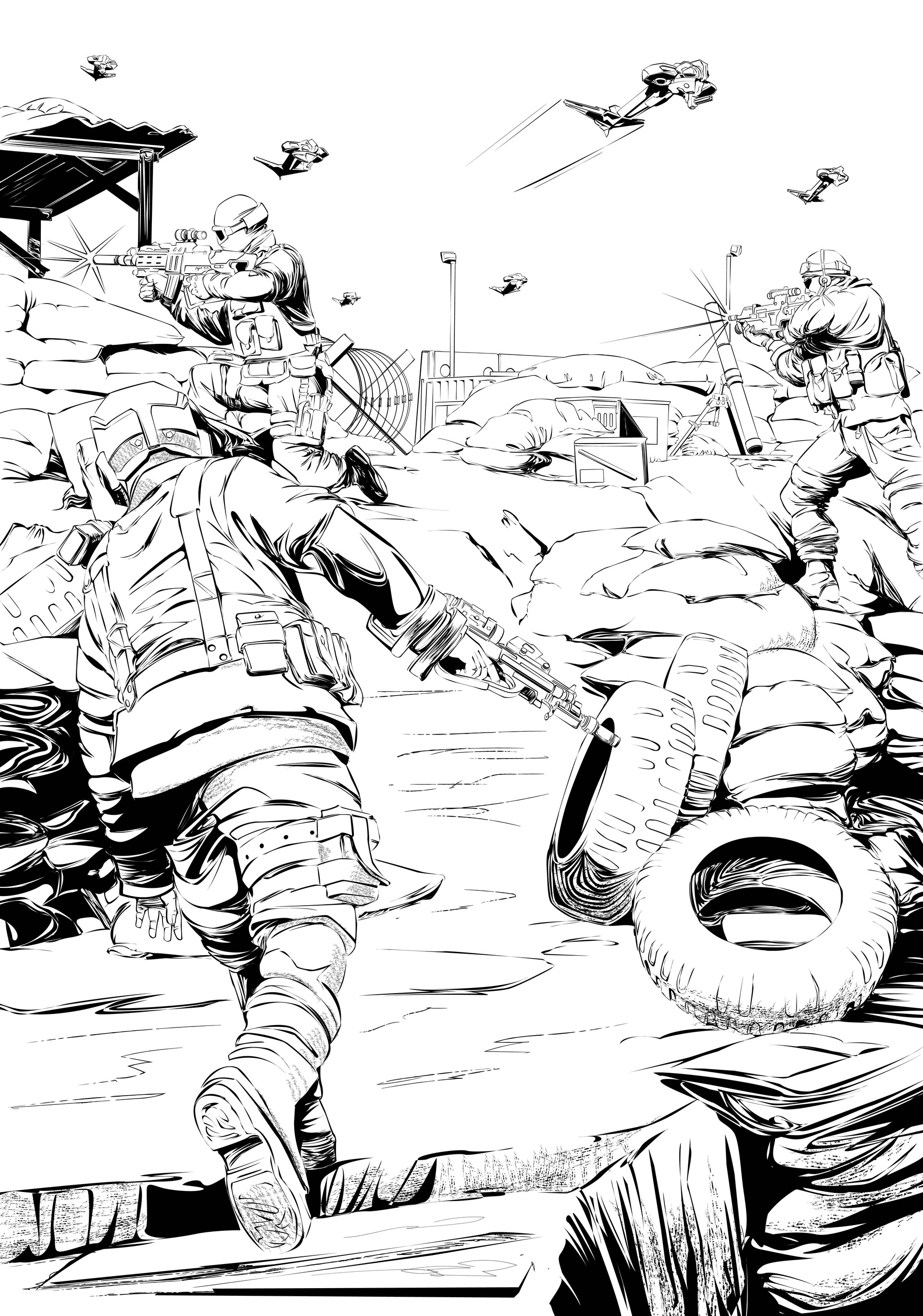 ArtStation - The beast 01 (black)