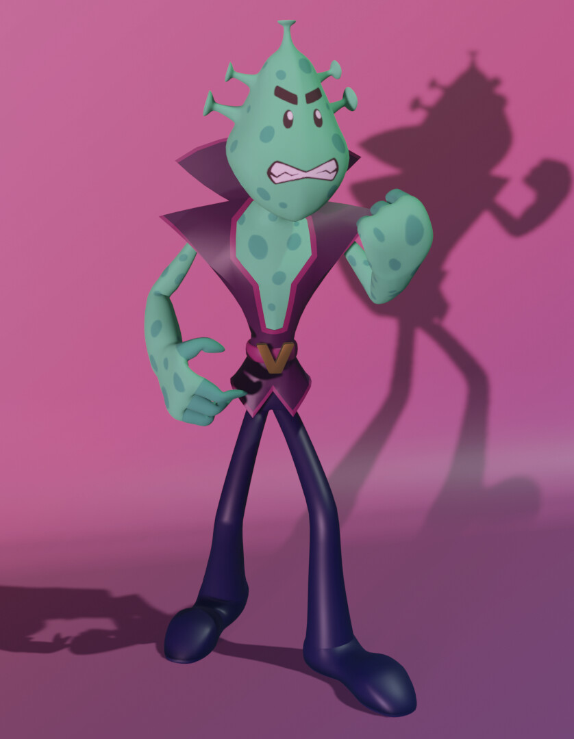 ArtStation - Virus 3D Model