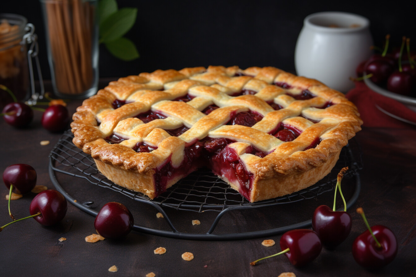 ArtStation - Pie with a sweet cherry