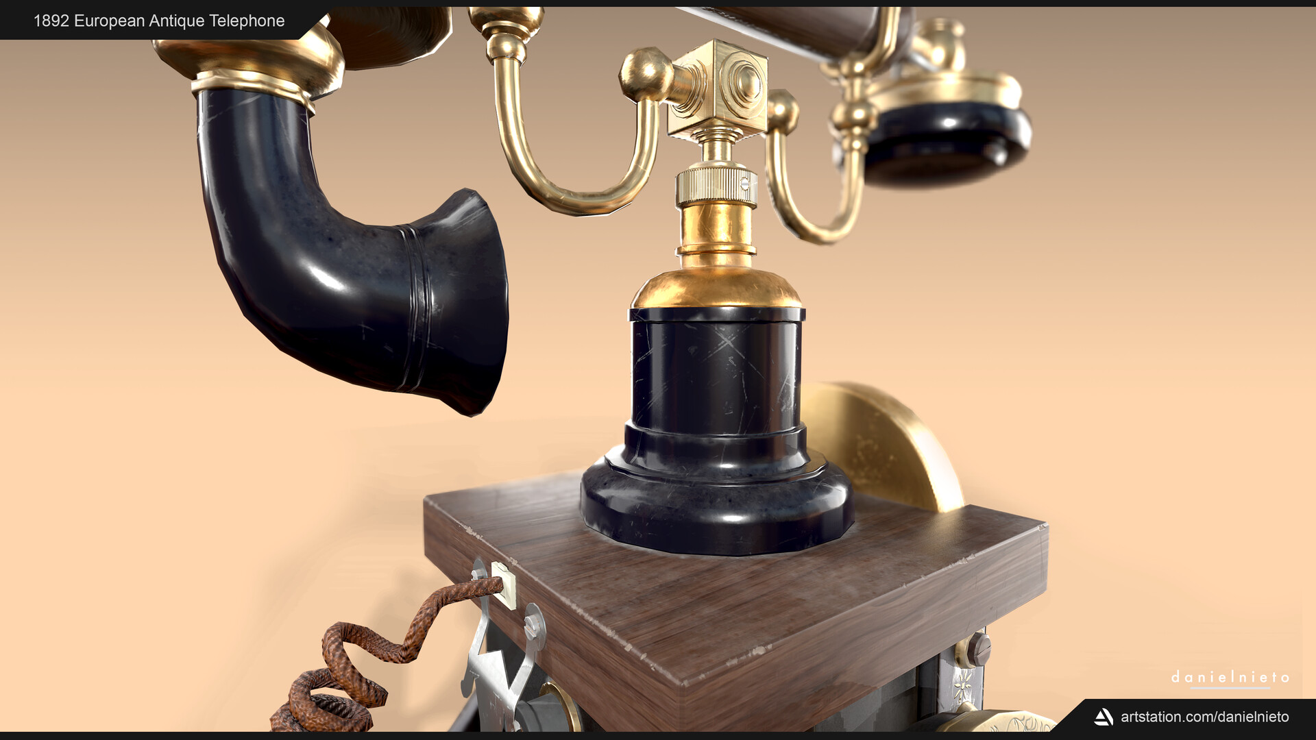 Daniel Nieto - 1892 European Antique Telephone