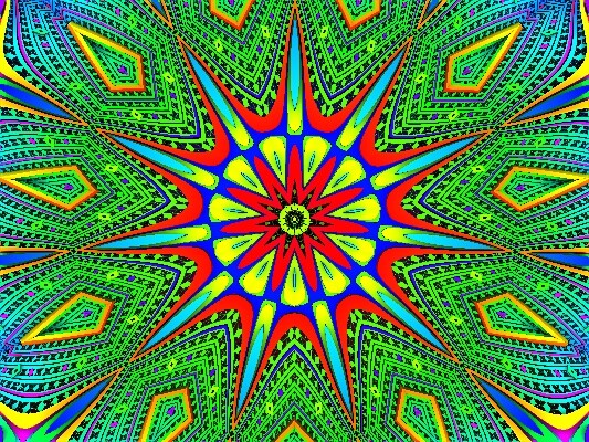 ArtStation - Many rays star fractal 7