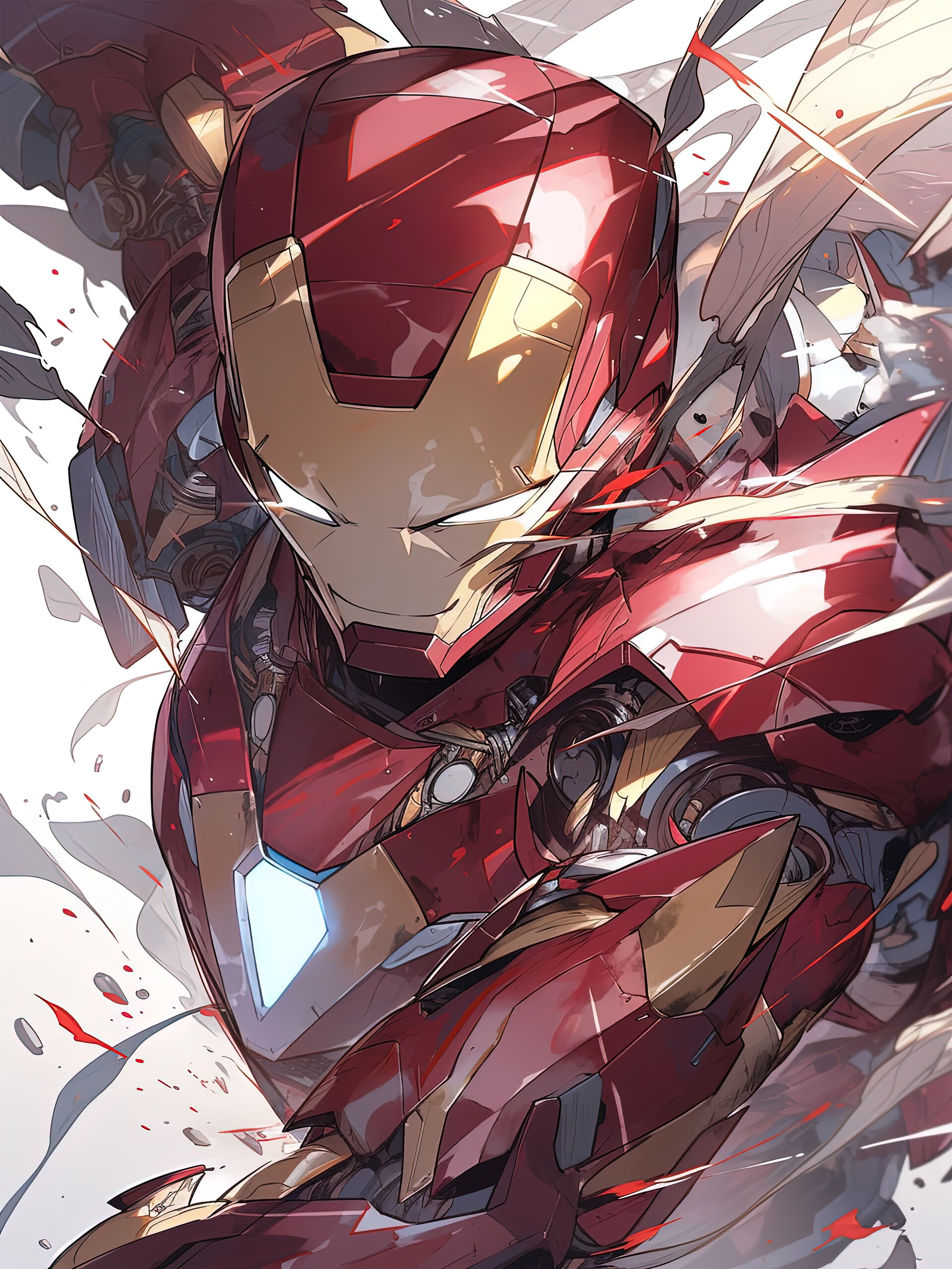 Artstation Iron Man The Anime