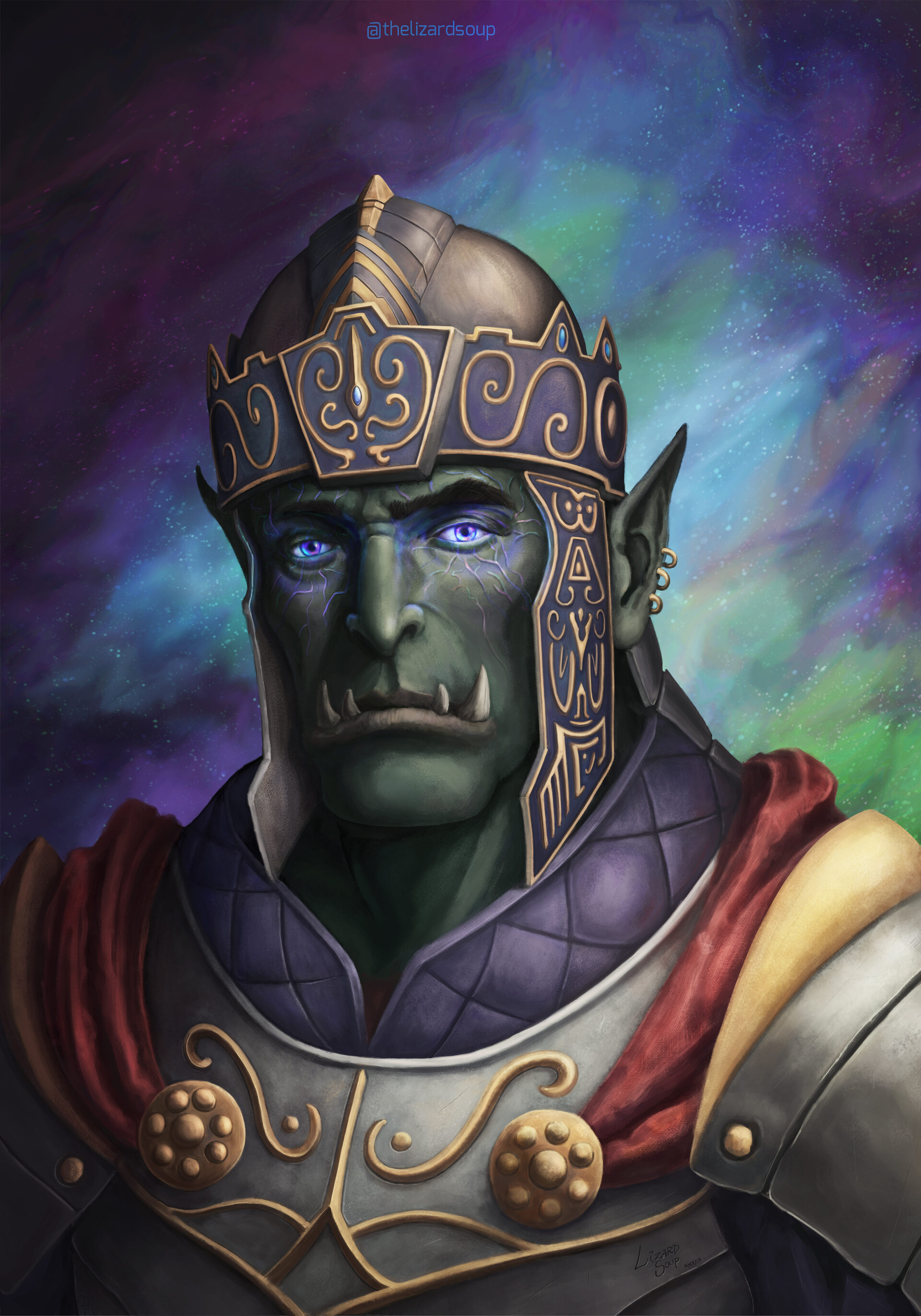 ArtStation - Varan - The Spell-Caster Warrior Orc