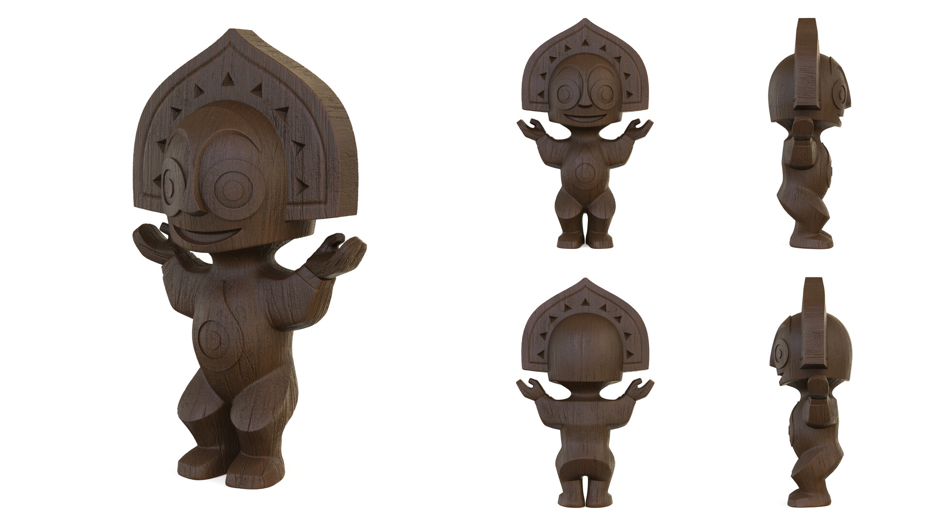 ArtStation - Polynesian Tiki Figure