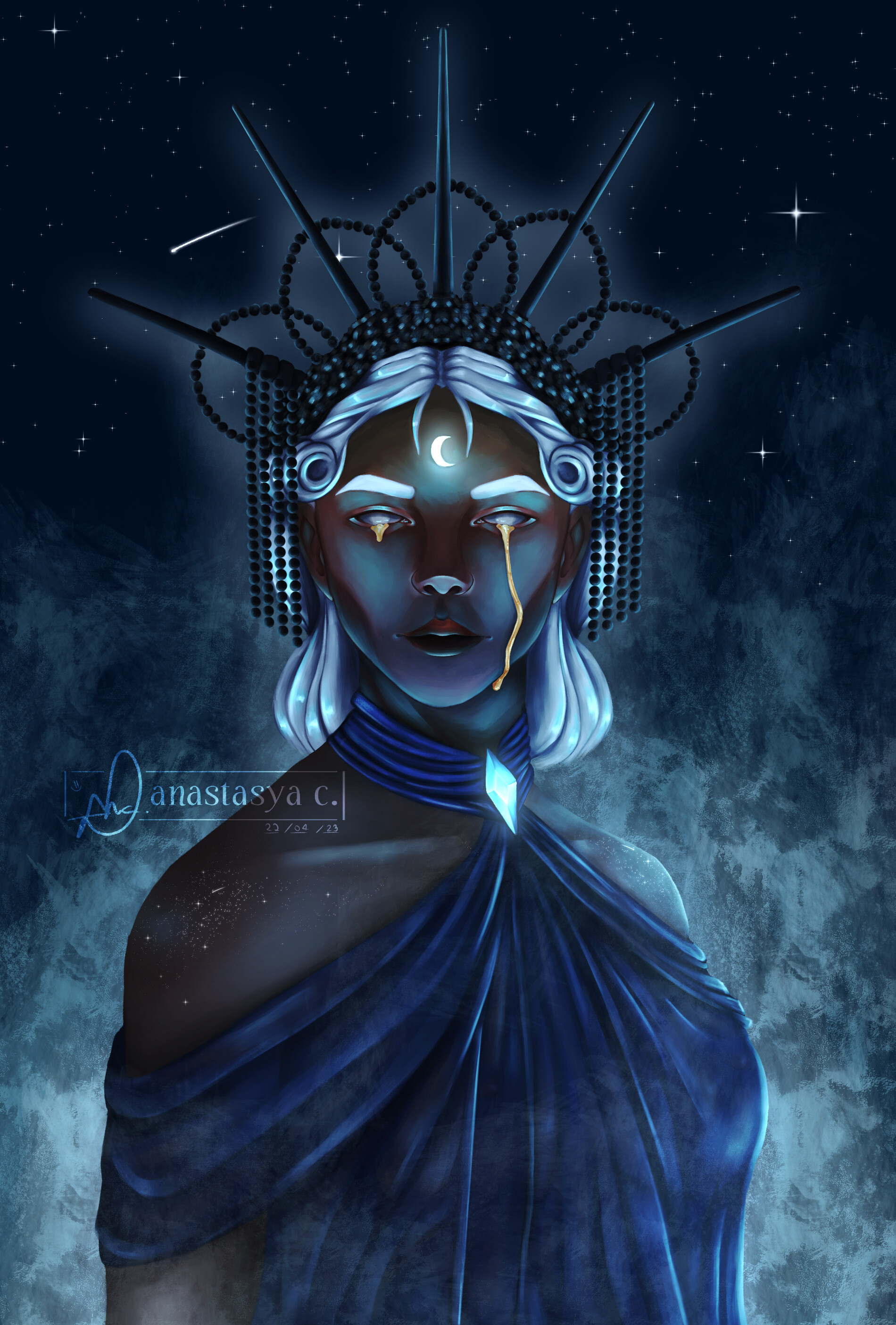 ArtStation - Goddess of the Moon