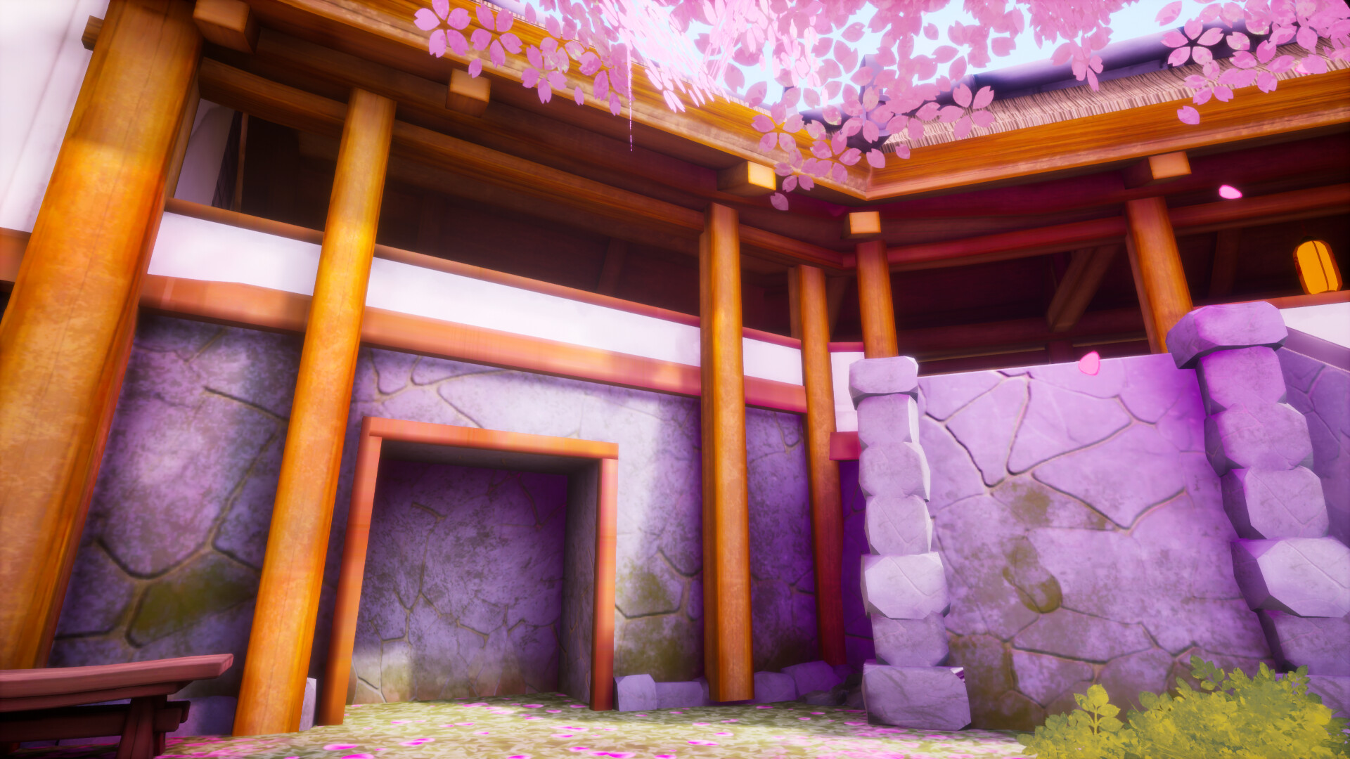 Evan - Game Environment Recreate Hanamura by Blizzard's "Overwatch" 2020