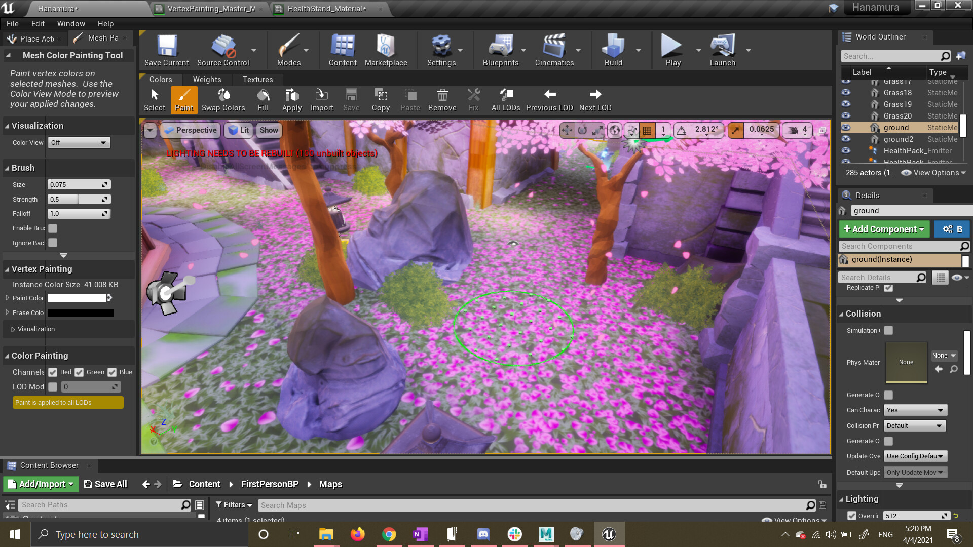 Evan - Game Environment Recreate Hanamura by Blizzard's "Overwatch" 2020