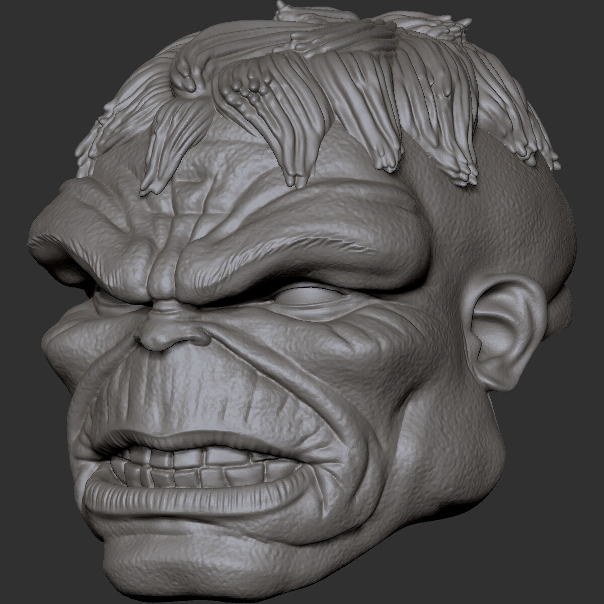 ArtStation - OG CLASSIC COMIC HULK HEAD