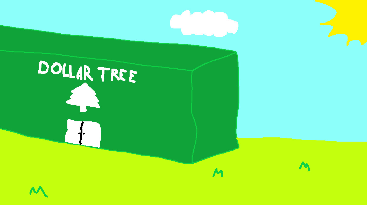 ArtStation - Dollar Tree in a meadow