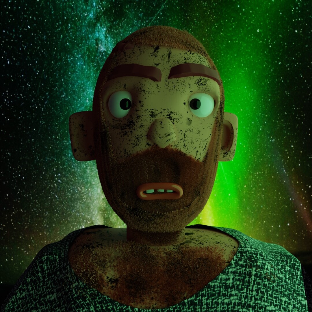 ArtStation - Primitive human in Blender