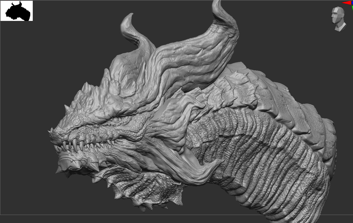 ArtStation - dragon head