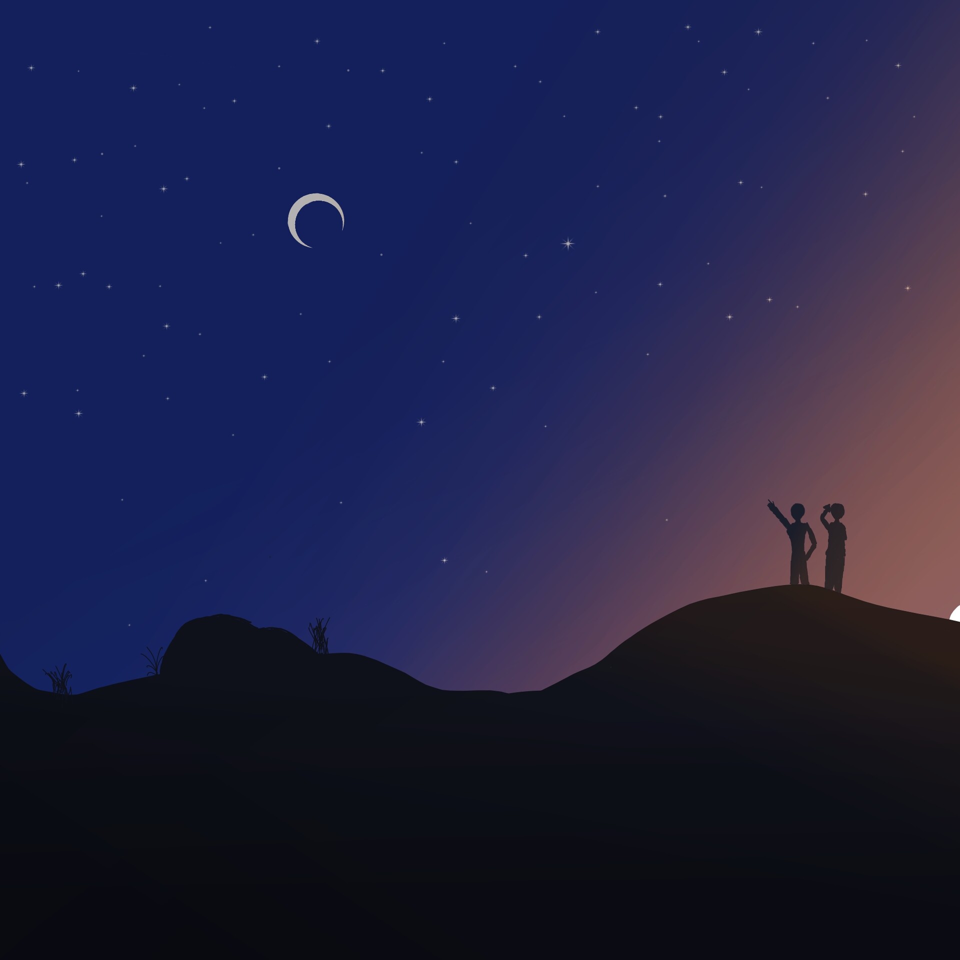 ArtStation - Night observation.