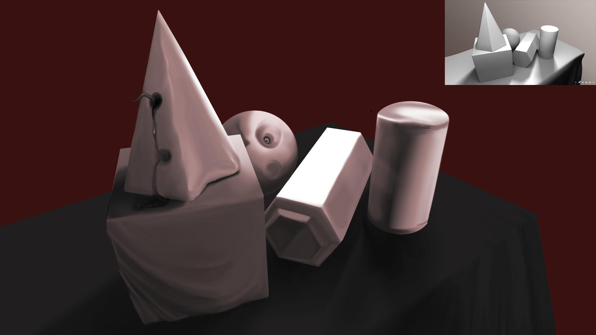 ArtStation - Classwork|| Greyscale to color