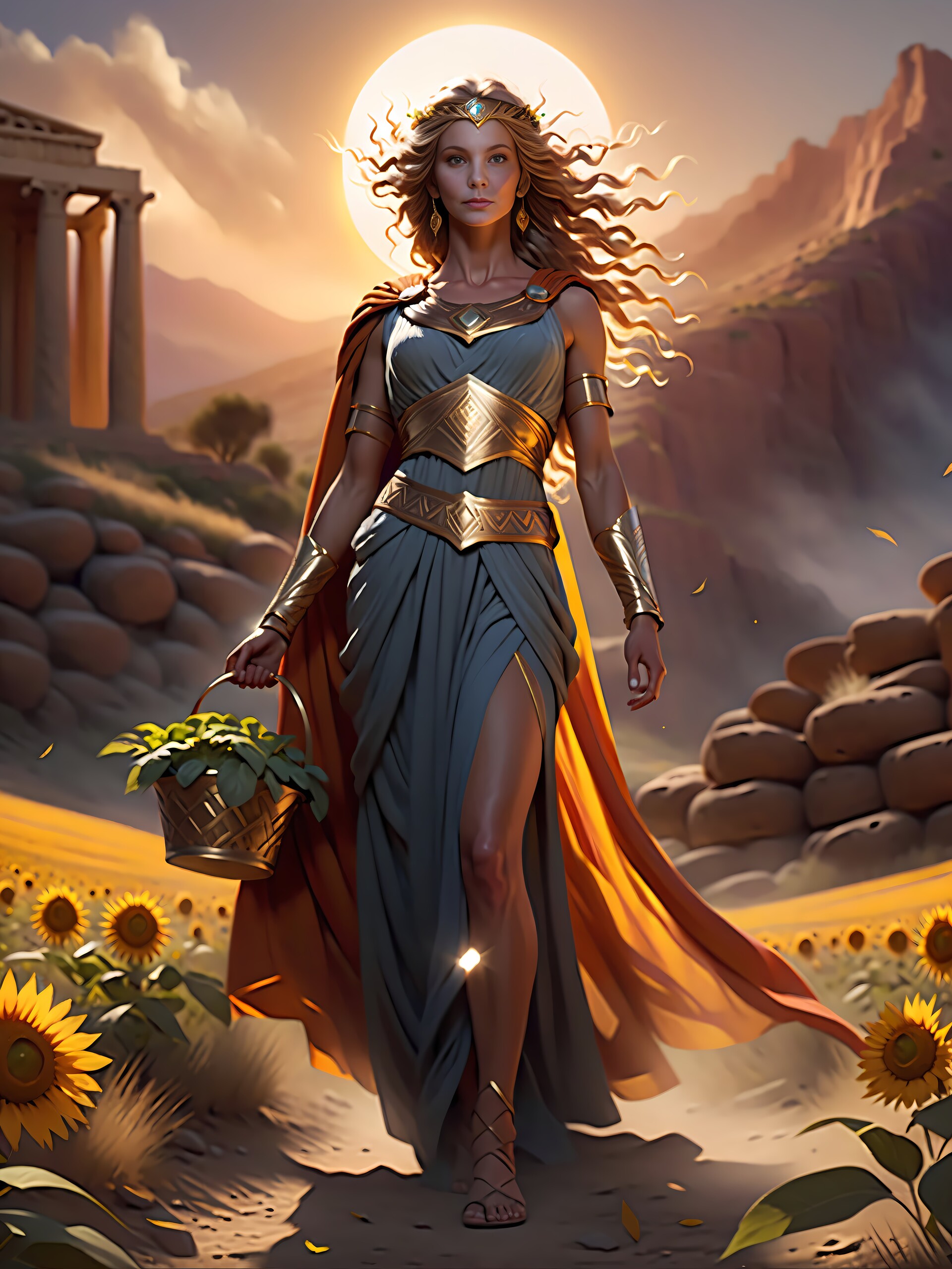 Demeter Goddess Costume