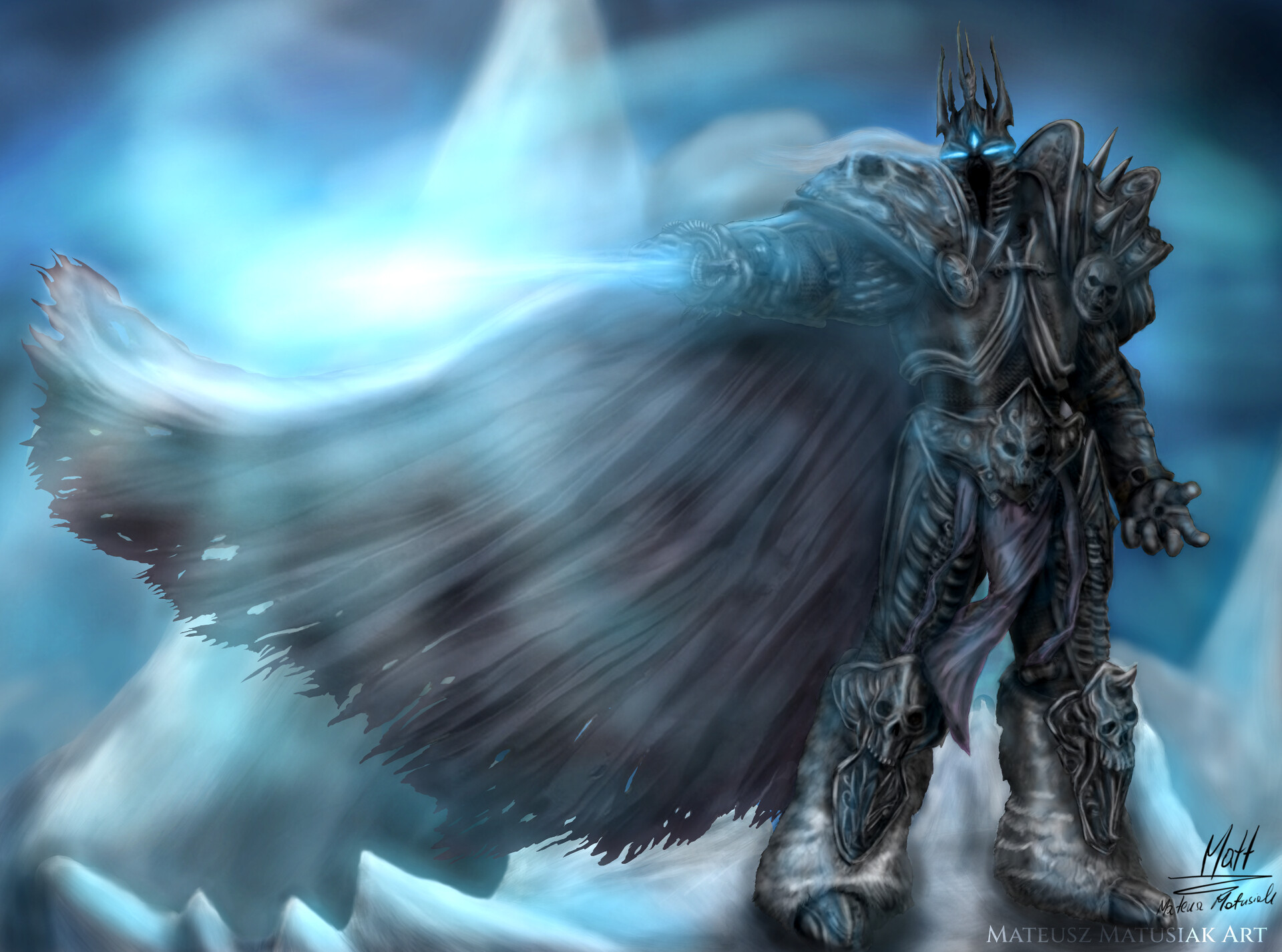 ArtStation - The Lich King (fan art) | by Mateusz Matusiak Art