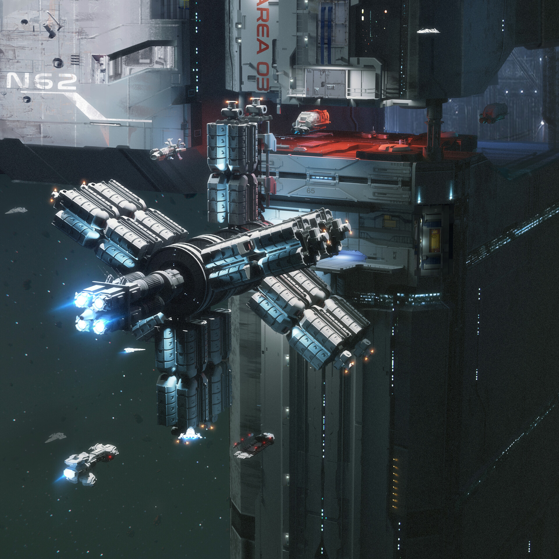 ArtStation - space transportation