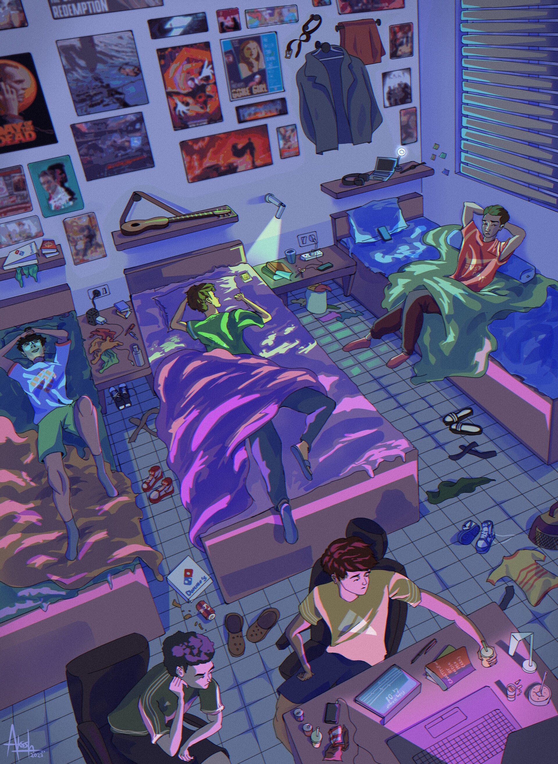 ArtStation - a boys hostel movie night