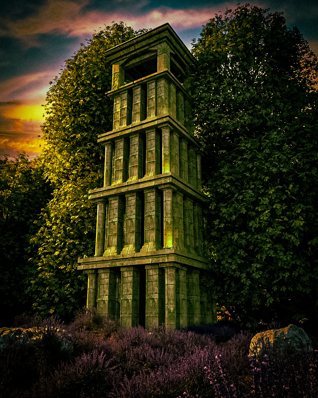 ArtStation - Exploring the mesmerizing beauty of ancient Pillars Temple ...