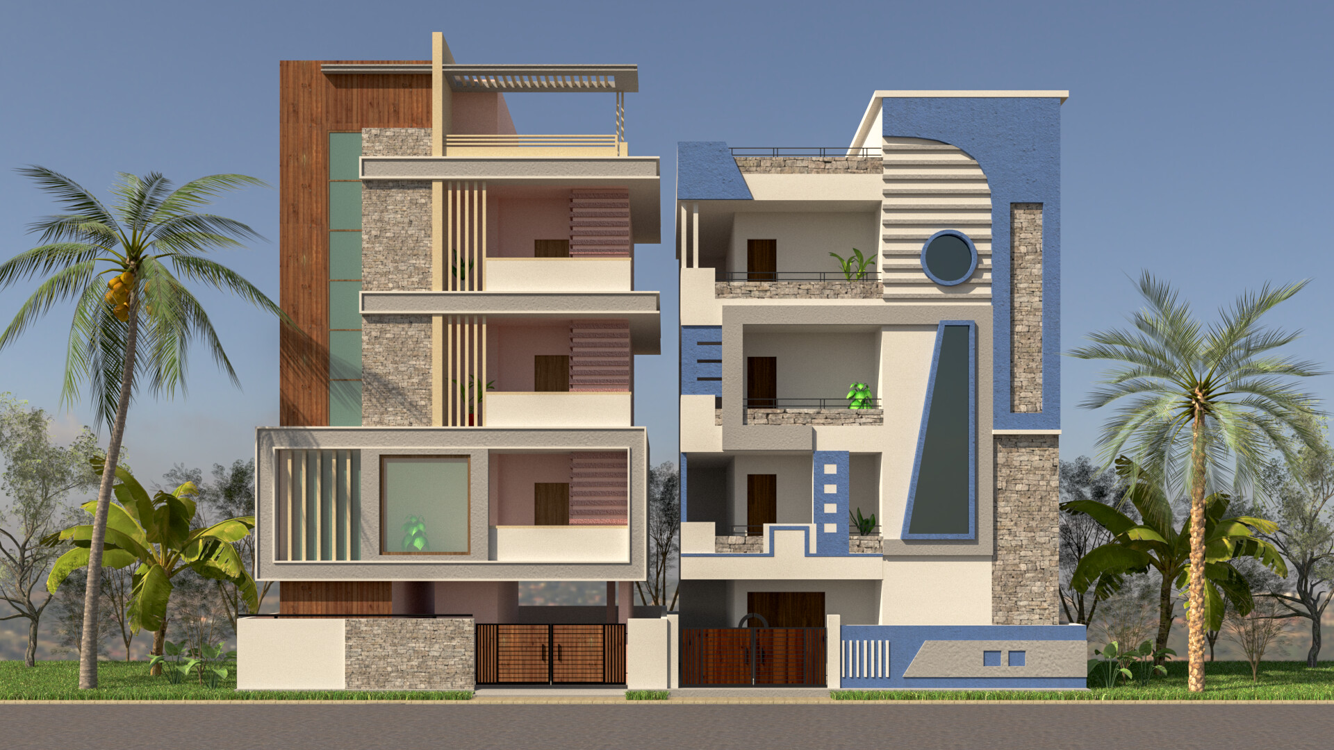 ArtStation - 3D Exterior design