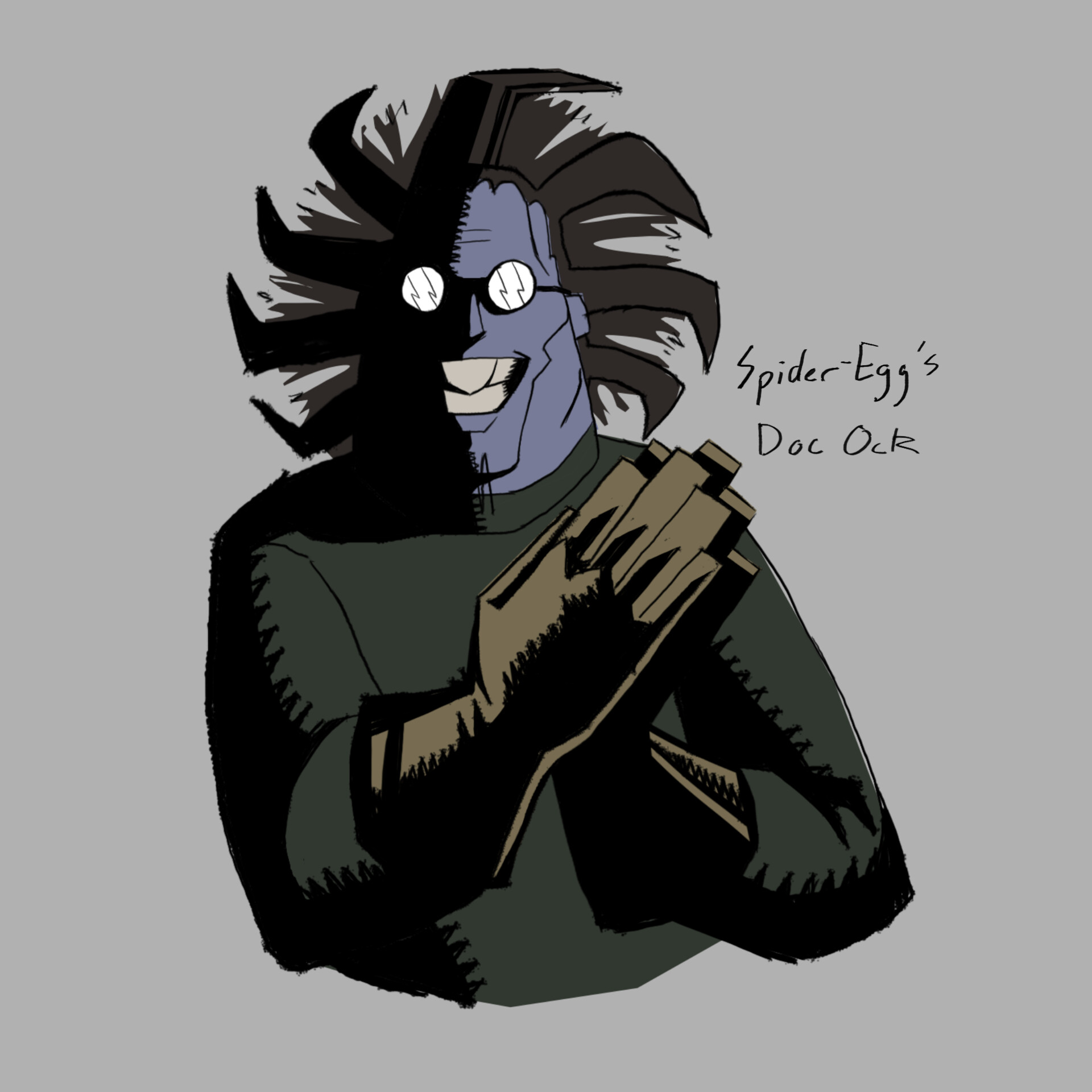 ArtStation - Doc Ock character sketches