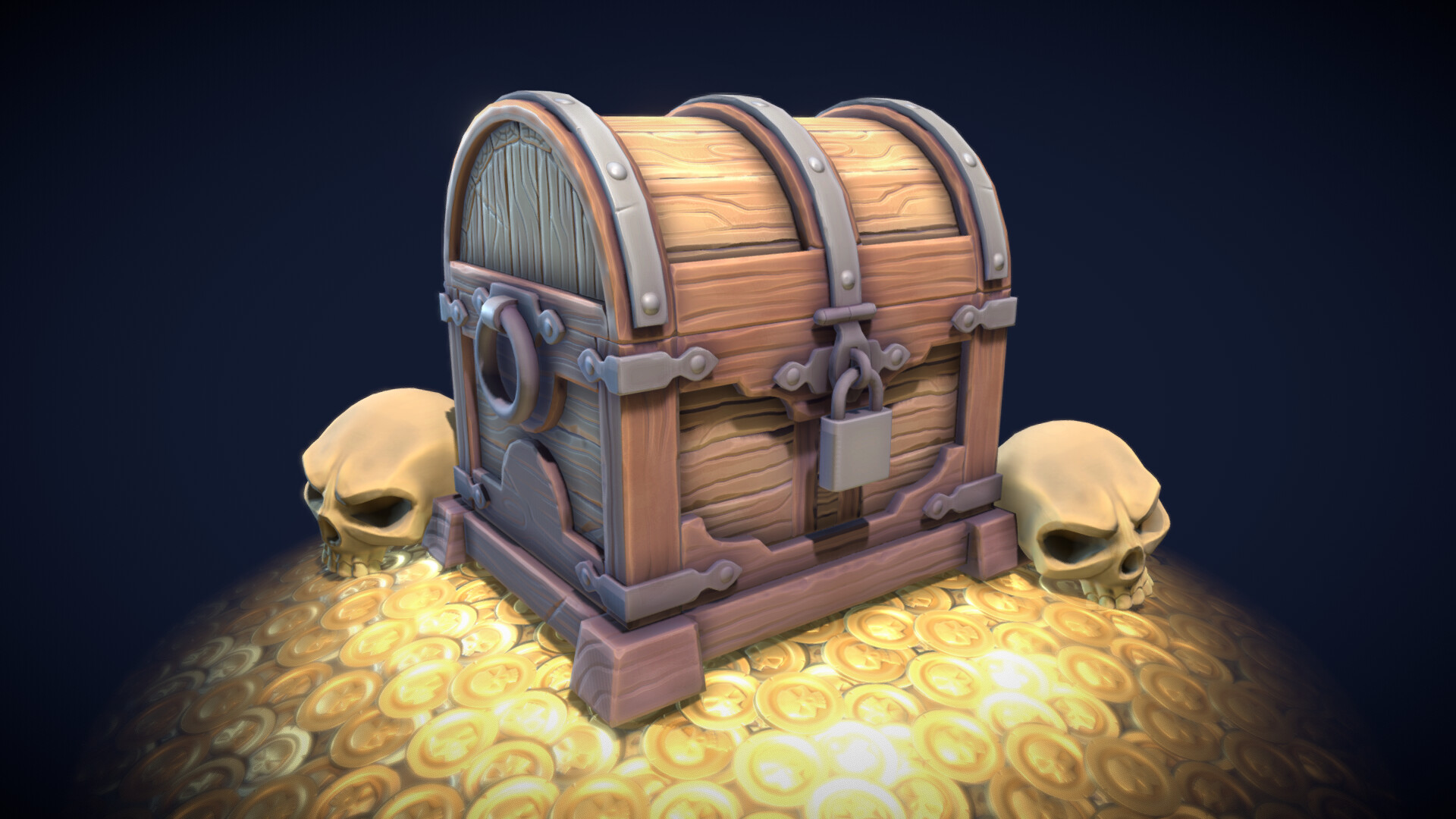 ArtStation - Stylized Treasure Chest