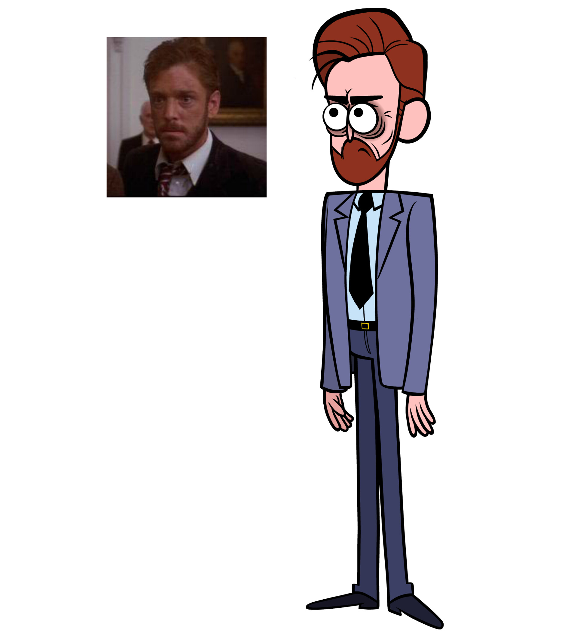 ArtStation - Yes it's true, this man has no dick. William Atherton from Ghostbusters