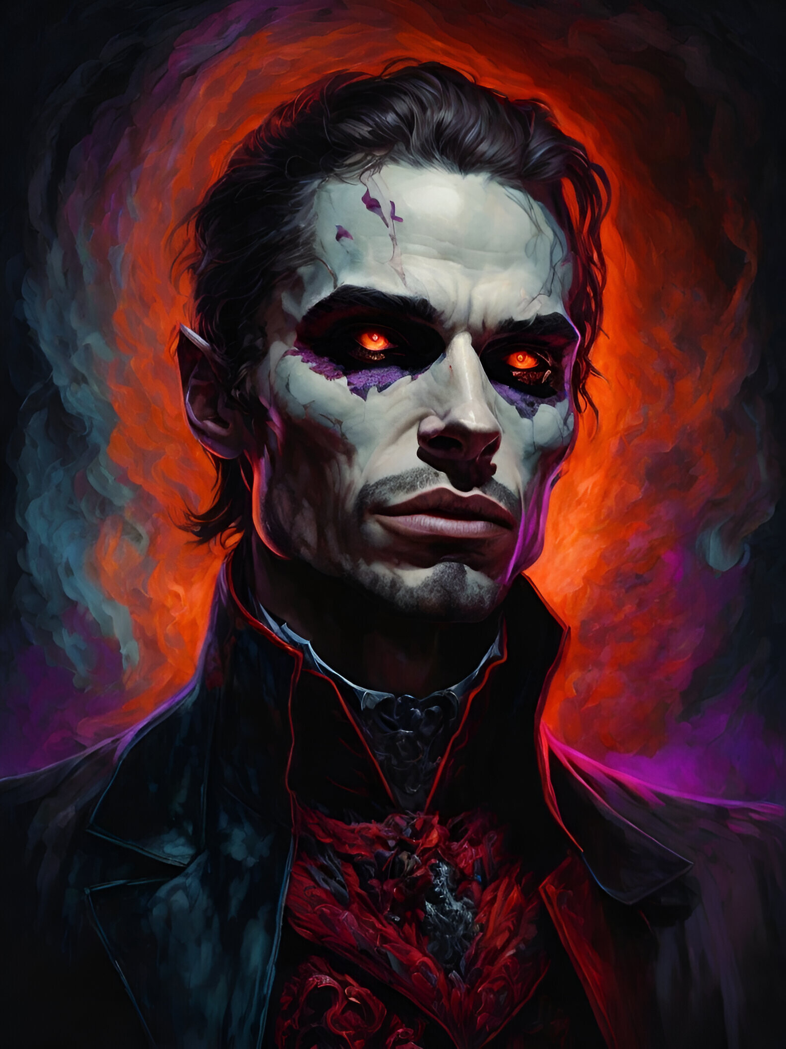 ArtStation - Portrait of the Undying Vampire