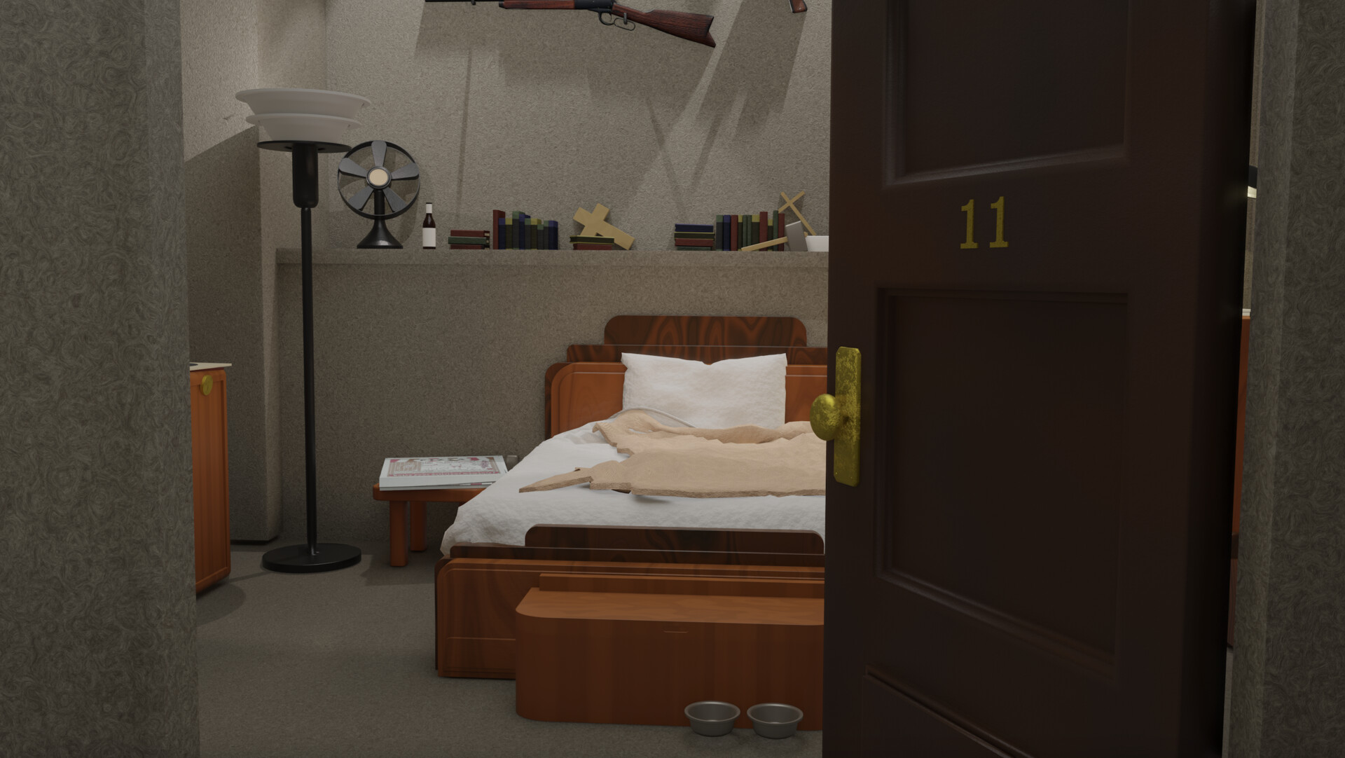 ArtStation - Dean's Room Supernatural Final Episode