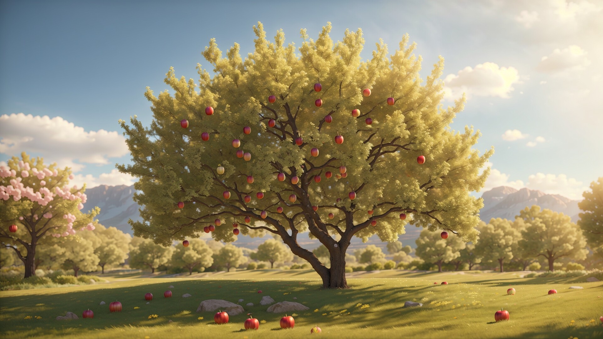 Delia Wright - Breathtaking Enchanting Apple Trees