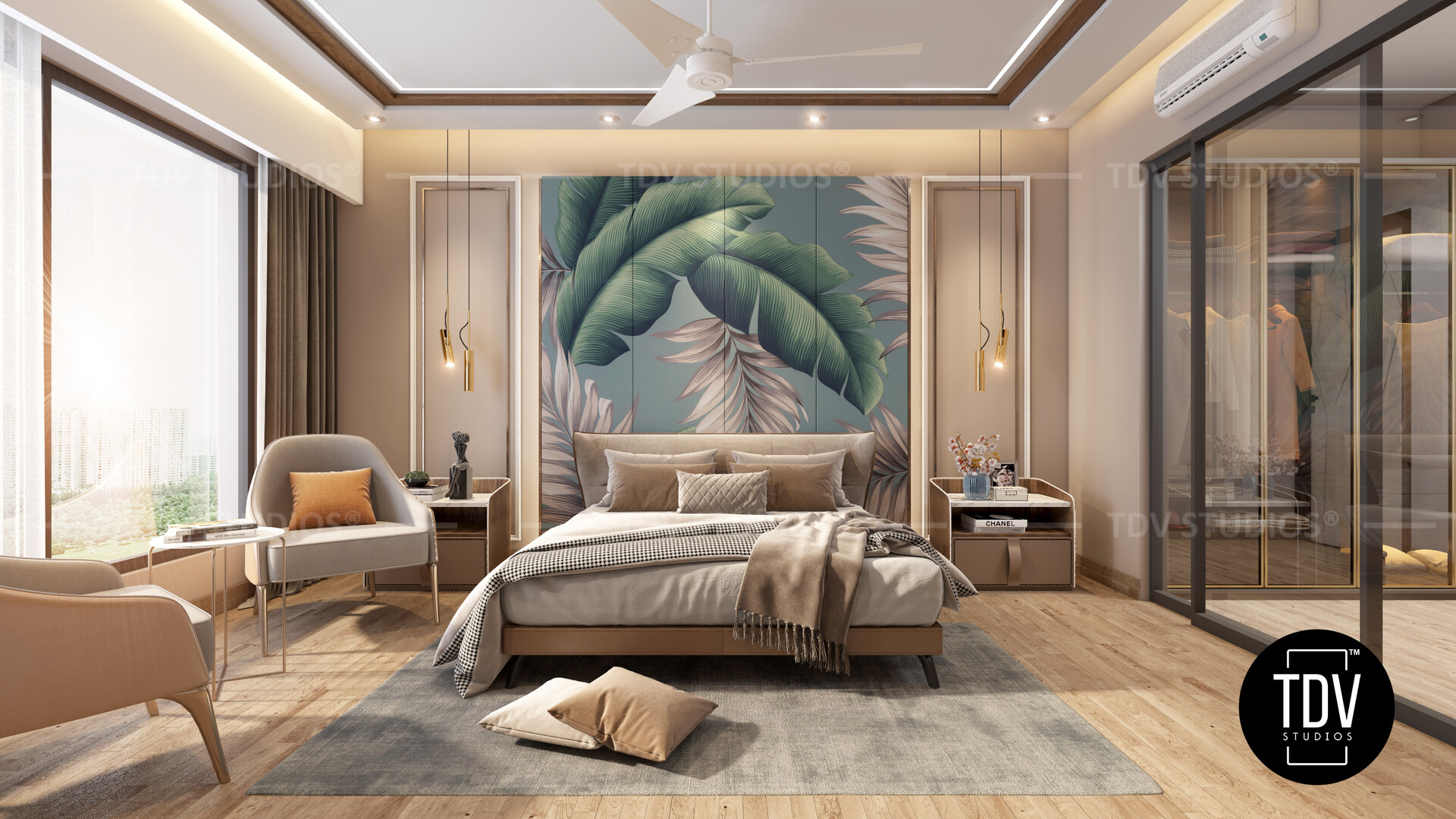 ArtStation - 3D Bedroom Render