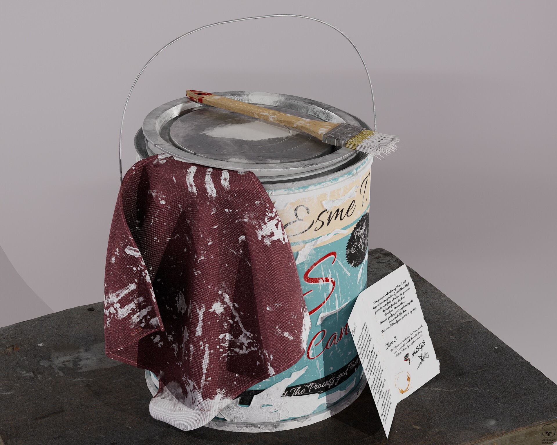 ArtStation - Bucket Paint